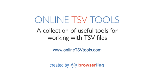 Convert XML to TSV – Online TSV Tools